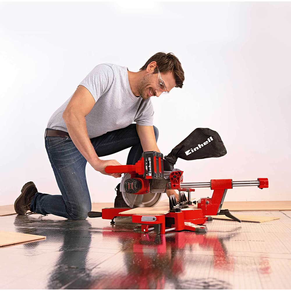 Einhell TE SM 36 210 36v Cordless Sliding Mitre Saw 210mm Mitre Saws