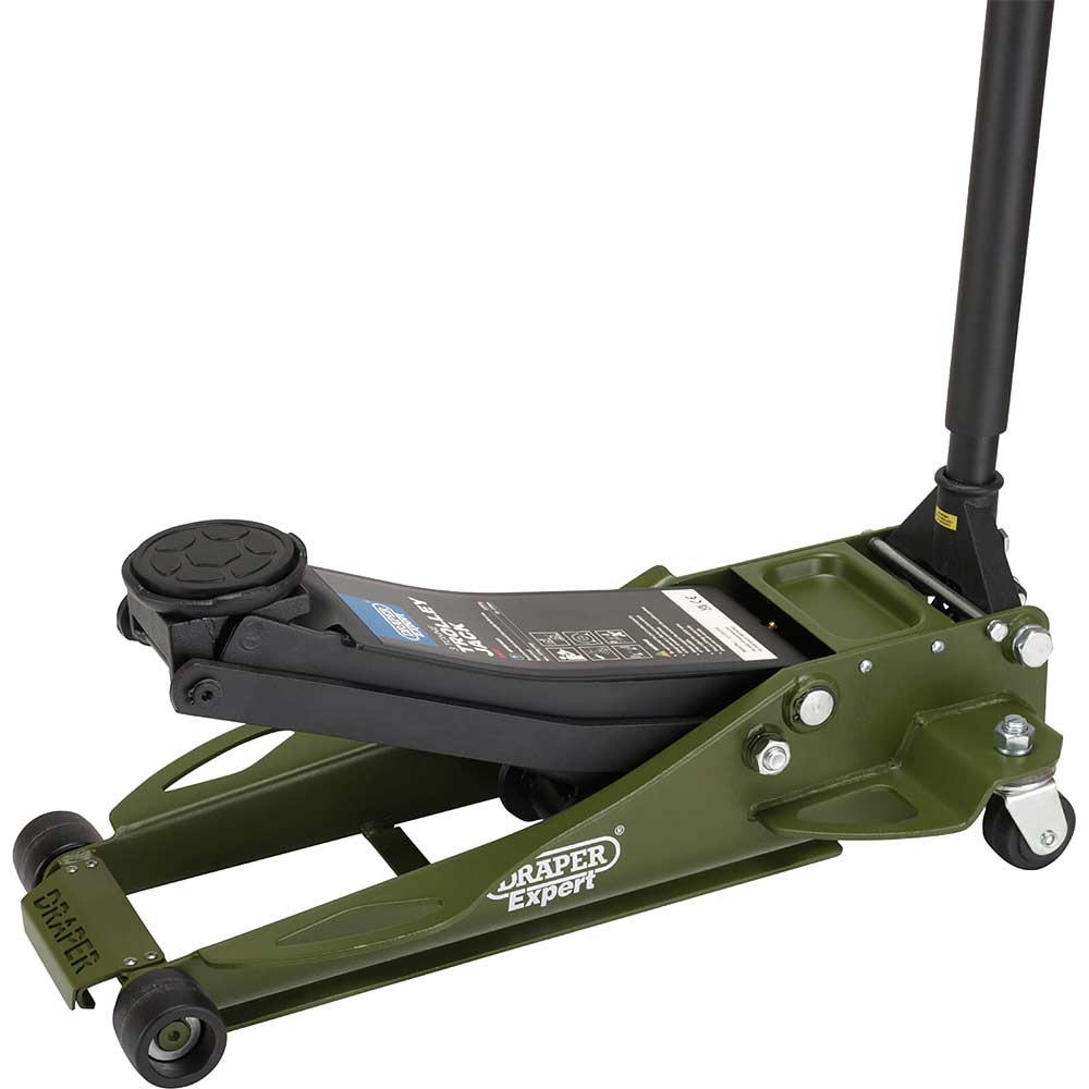 Draper Expert TJ3-GP Professional Low Profile Fast Lift Garage Trolley ...