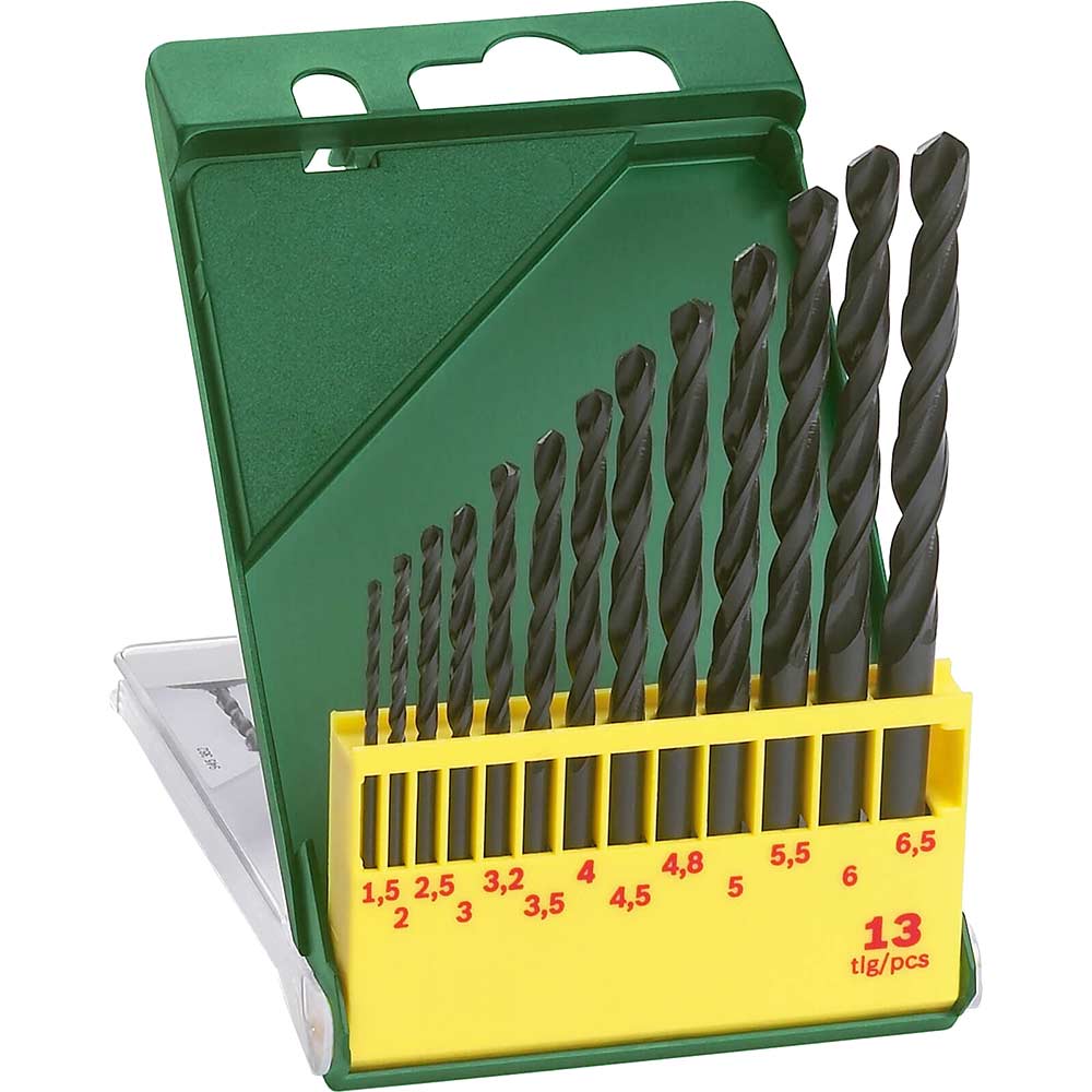 Bosch 13 Piece HSS-R Drill Bit Set | HSS Drill Bits