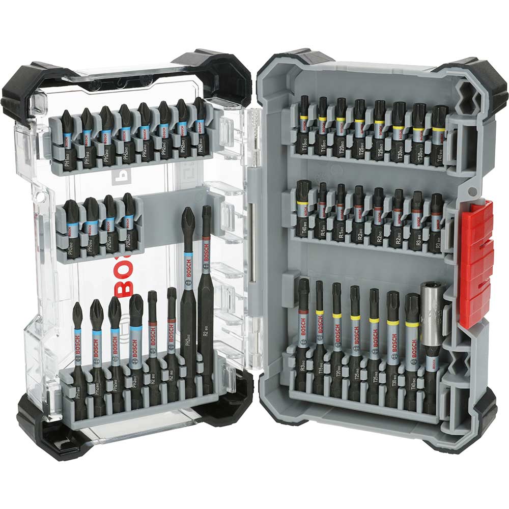 Bosch Pro 44 Piece Impact Screwdriver Bit Set | Screwdriver Bits