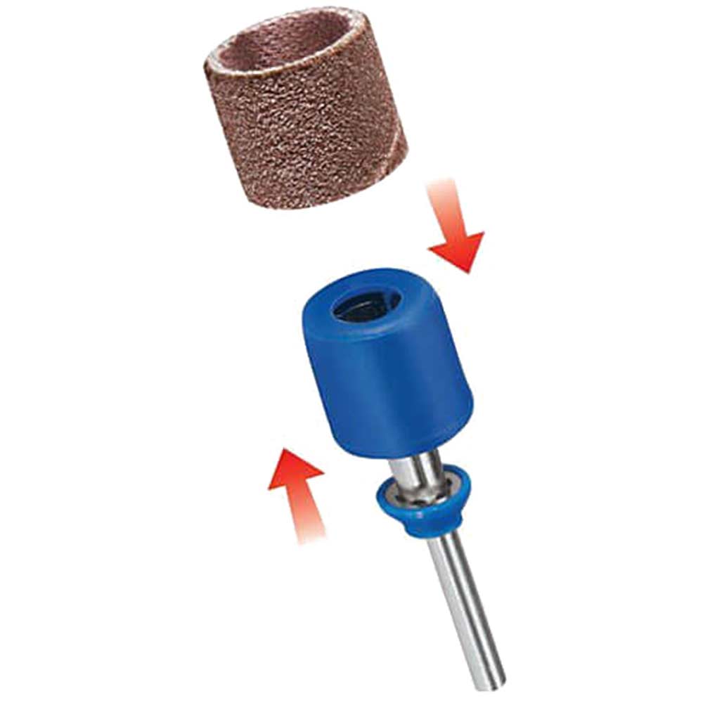 Dremel SC407 EZ SpeedClic Mandrel and 2 Piece Sanding Sleeve Set ...