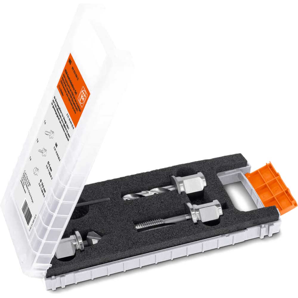 Fein 4 Piece Drilling, Tapping and Countersinking Set for Mag Drills ...