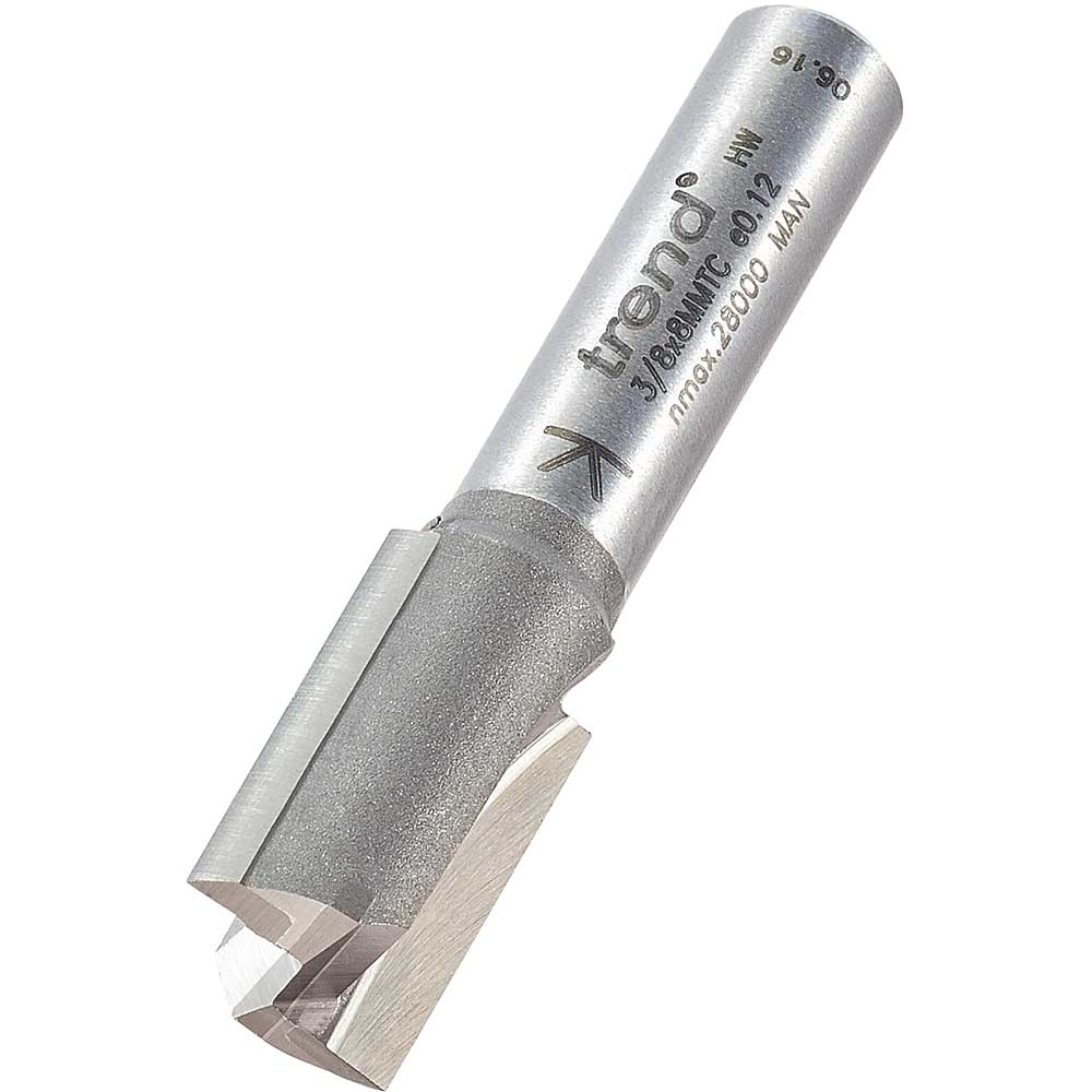 Trend Professional Two Flute Straight Router Cutter | Straight Cutter Bits