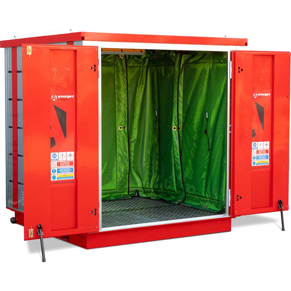 Armorgard CuttingCube Enclosed Workstation and Storage Unit | Site ...