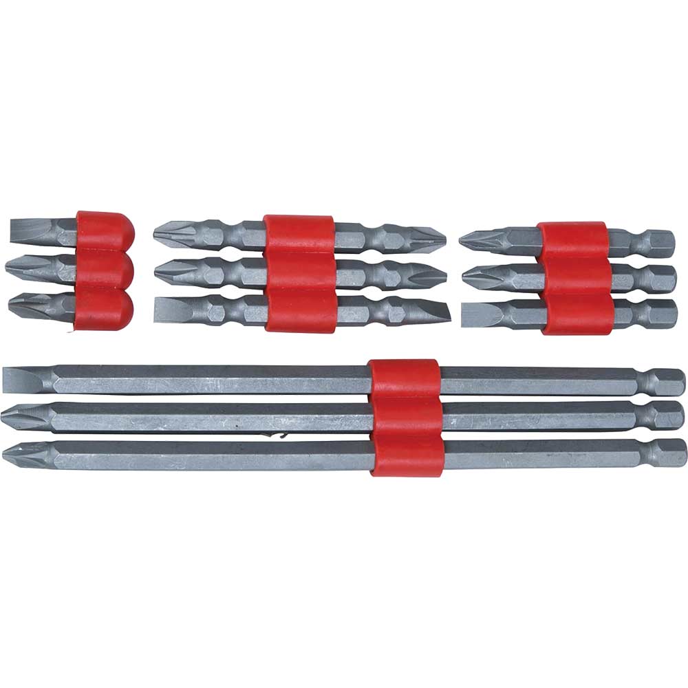 BlueSpot 12 Piece Power Tool Screwdriver Bit Set | Screwdriver Bits