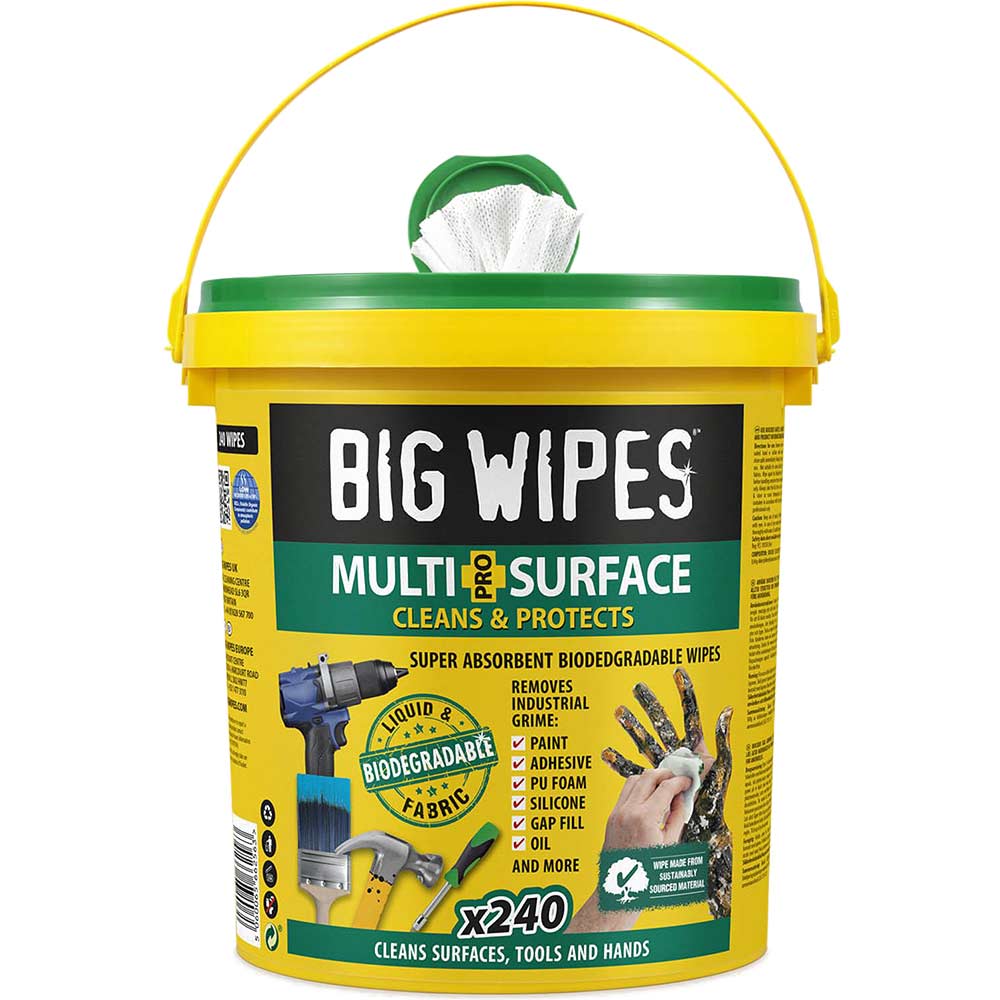 Big Wipes Antibacterial Multi Surface Hand Cleaning Wipes | Towels & Wipes