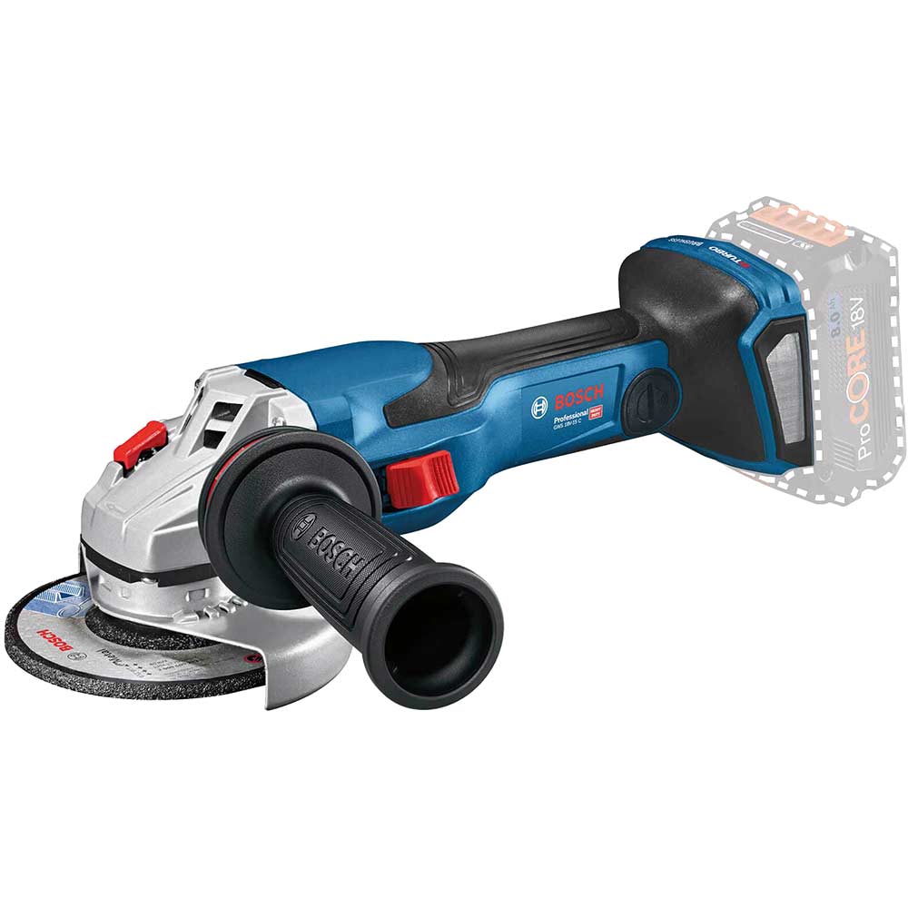Bosch GWS 18V-15 C BITURBO 18v Cordless Brushless Angle Grinder 125mm ...