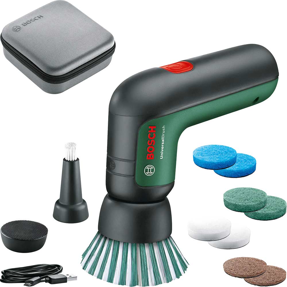Bosch UNIVERSALBRUSH Set 3.6v Cordless Scrubbing Brush | Power Scrubbers