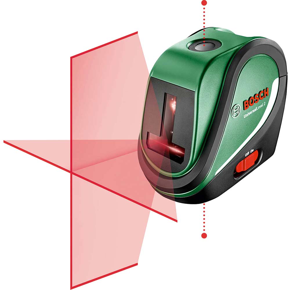 Bosch UNIVERSALLEVEL 2 Cross Line Laser Level | Laser Levels