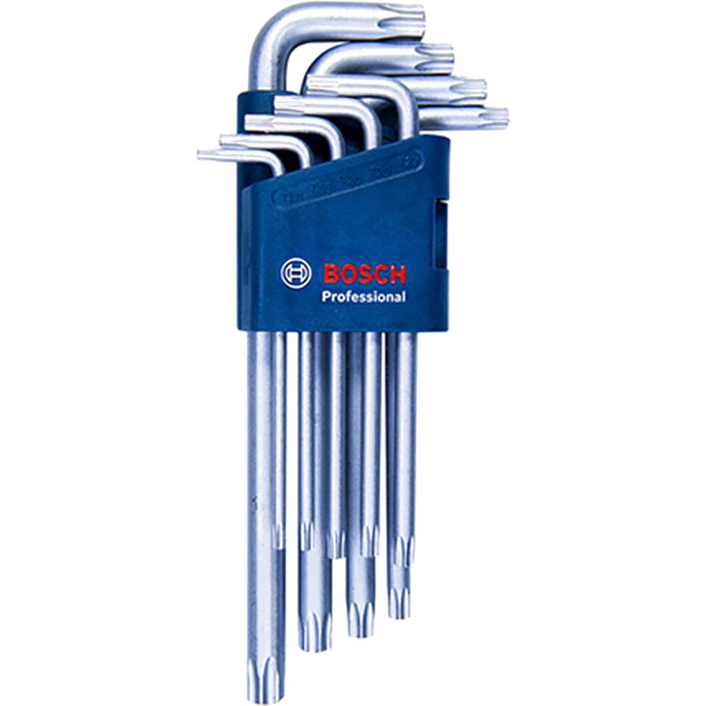 Bosch Professional 9 Piece Torx Key Set | Hex & Torx Keys