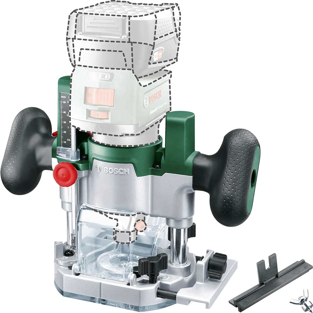 Bosch Router Plunge Base Attachment for ADVANCEDTRIMROUTER 18V-8 ...