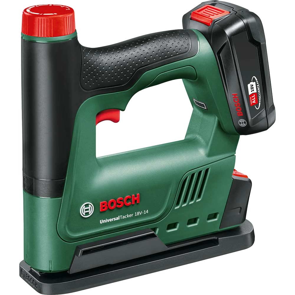 Bosch UNIVERSAL TACKER 18V-14 P4A 18v Cordless Nail Tacker and Stapler ...