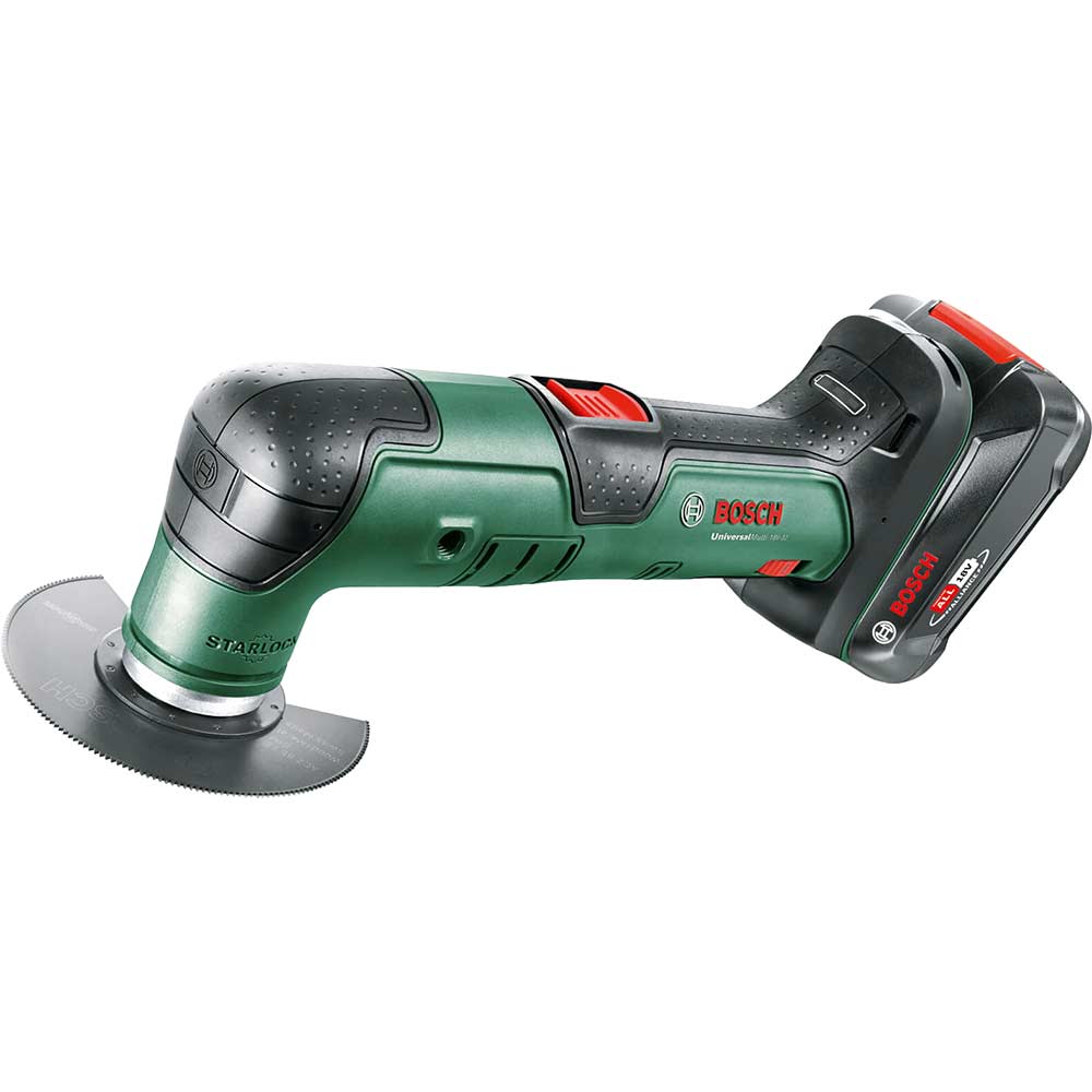 Bosch UNIVERSALMULTI 18V-32 P4A 18v Cordless Starlock Oscillating Multi ...