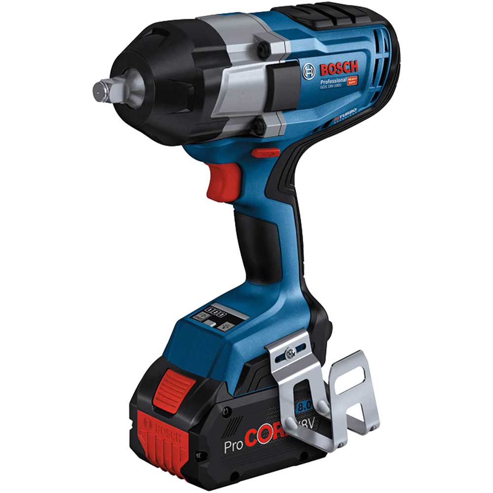 Bosch GDS 18V-1000 BITURBO 18v Cordless Brushless High Torque ½” Drive ...