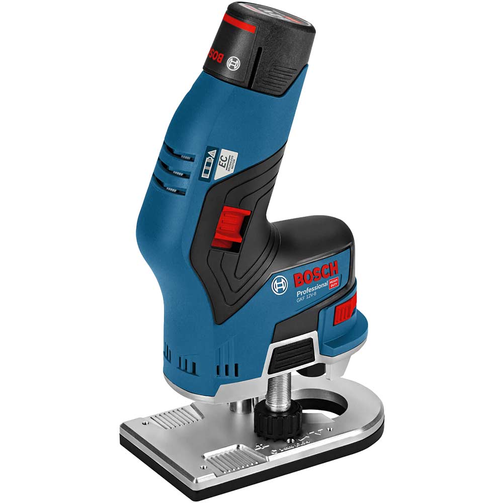 Bosch GKF 12 V-8 12v Cordless Fixed Base Palm Router | Palm Routers