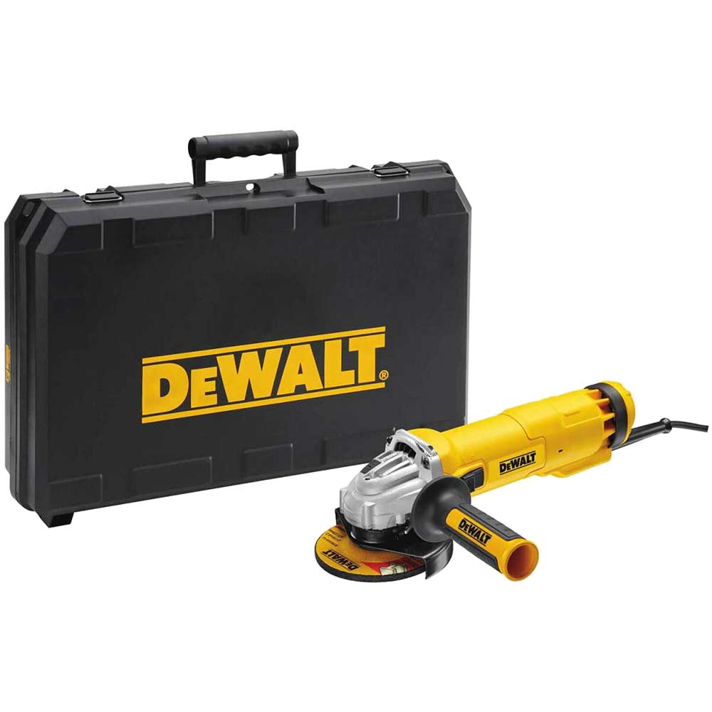 DeWalt DWE4206K Angle Grinder Kit 115mm | Angle Grinders
