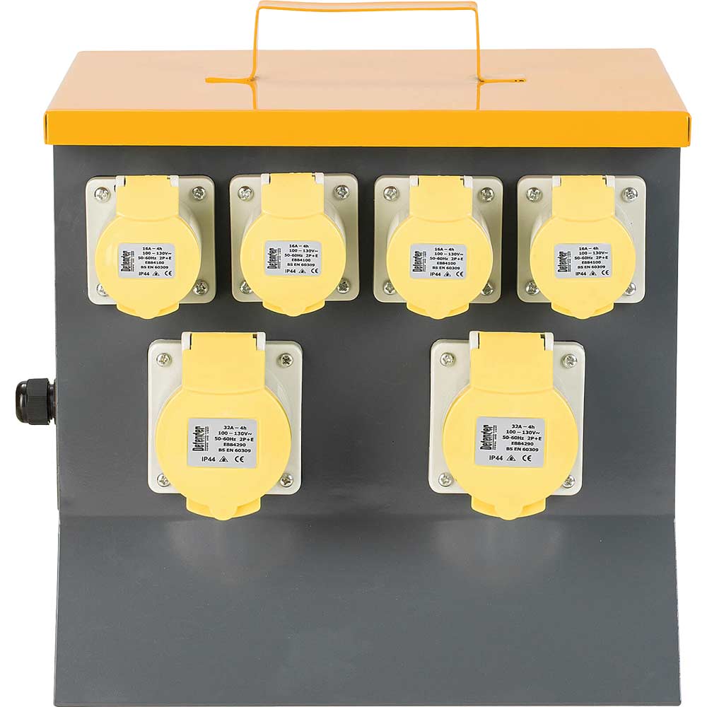 Defender 6 Way Power Splitter Unit 110v | Site Distribution Boxes