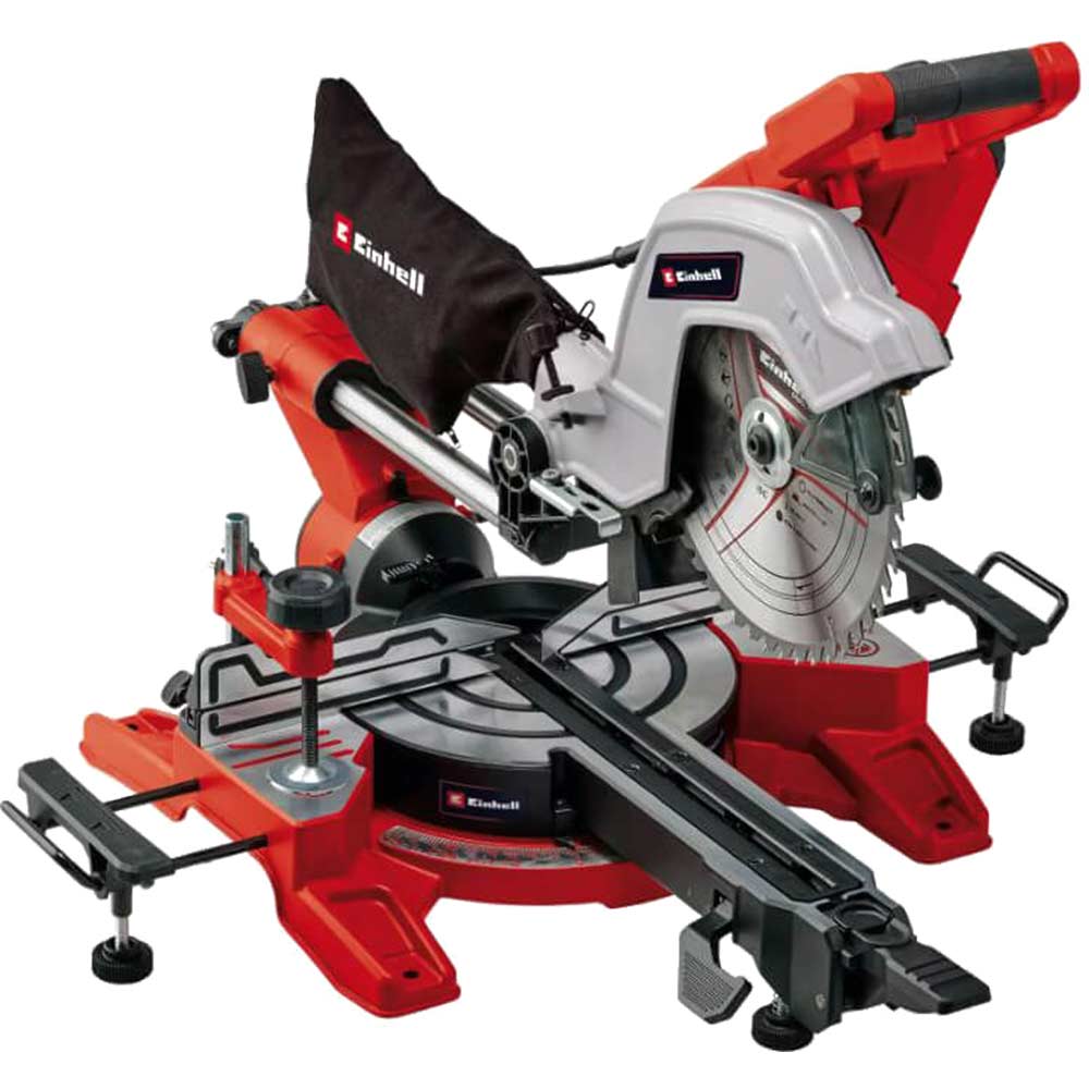 Einhell TE-SM 10 L Dual Bevel Sliding Compound Mitre Saw 254mm | Mitre Saws