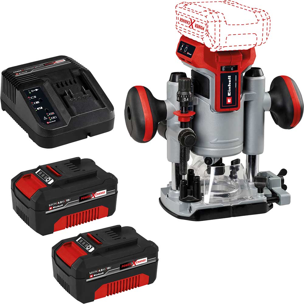 Einhell Professional TP-RO 18 Li BL 18v Cordless Brushless Plunge ...