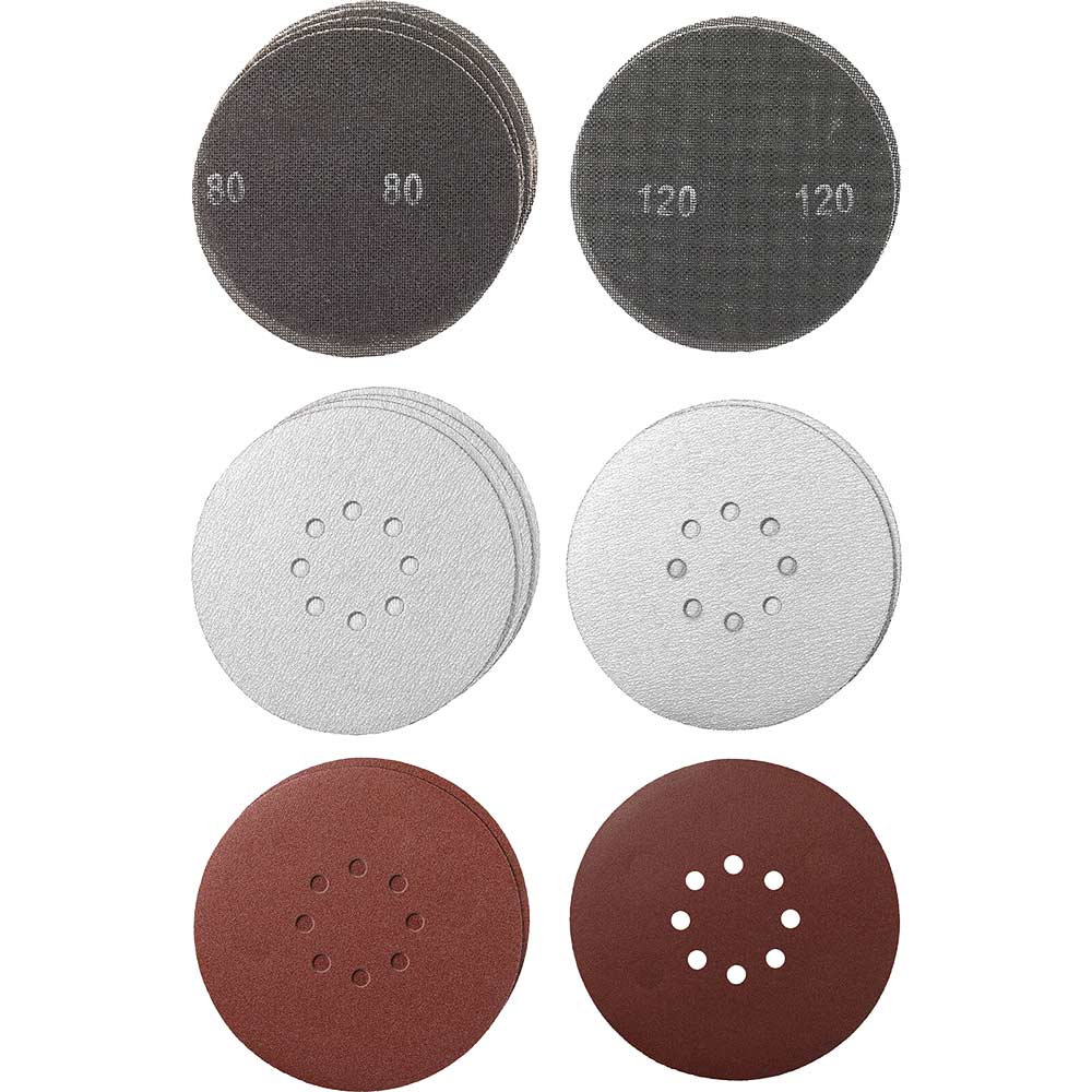 Einhell 15 Piece Drywall Sanding Disc Set 225mm Sanding Discs