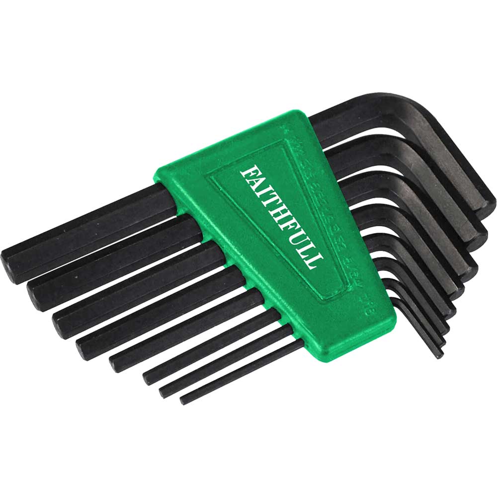 Faithfull 8 Piece Hexagon Allen Key Set Imperial | Hex & Torx Keys