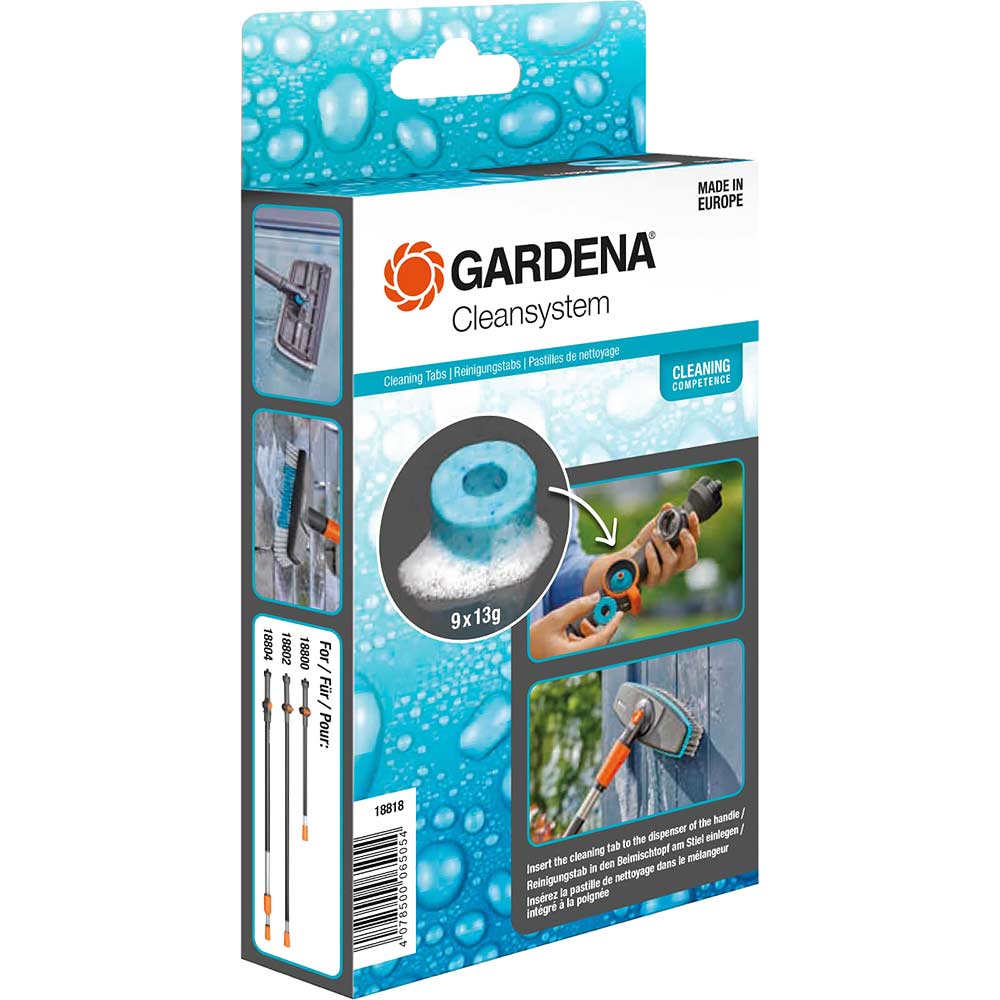 Gardena CLEANSYSTEM Soap Cleaning Tabs for CLEANSYSTEM Running Water ...