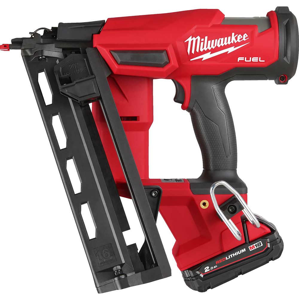 Milwaukee M18 FN16GA Fuel 18v Cordless Brushless 16 Gauge 2nd Fix Nail ...