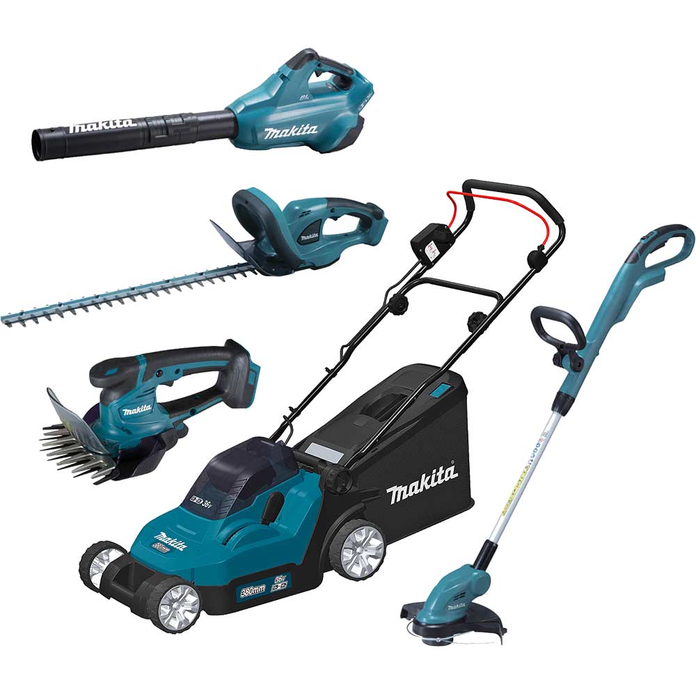 Makita 18v LXT Cordless Complete Garden Set | Power Tool Kits Makita 18v LXT Cordless Complete Garden Set | Power Tool Kits