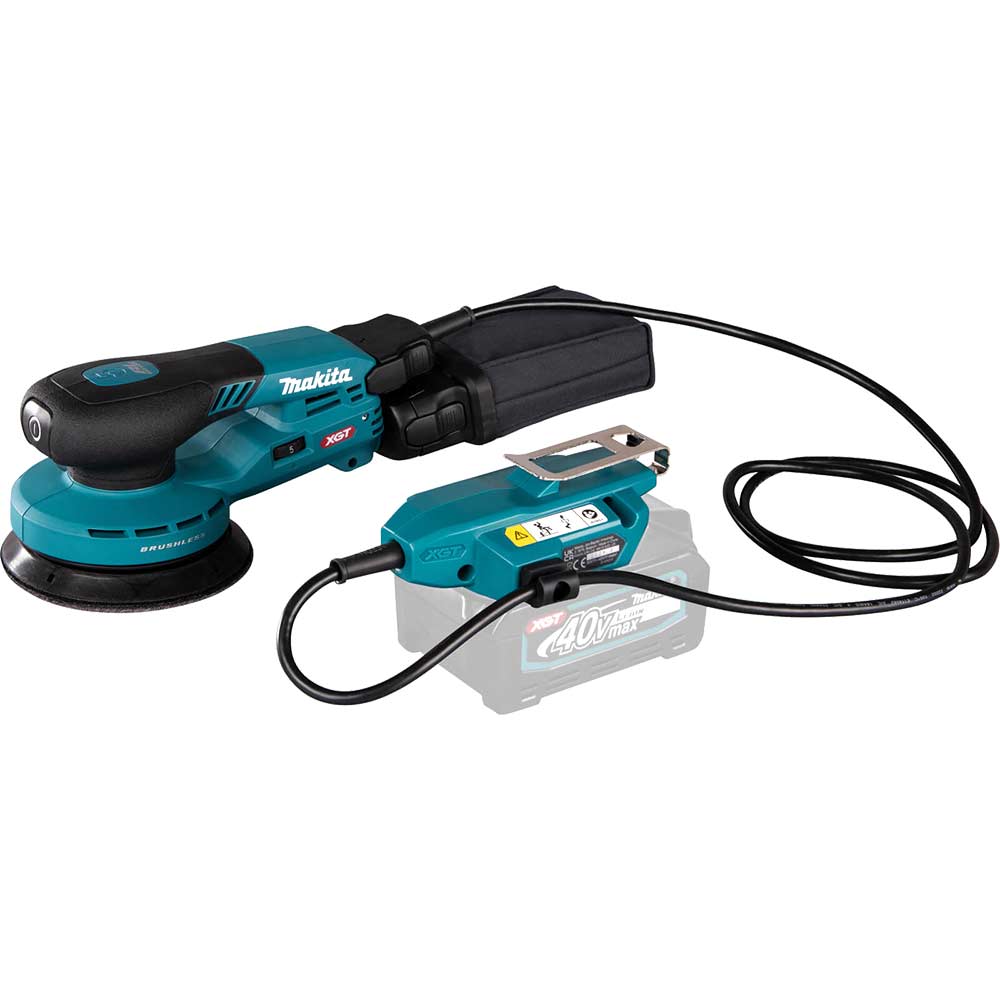 Makita Bo001cg 40v Xgt Cordless Random Orbit Sander 125mm Disc Sanders