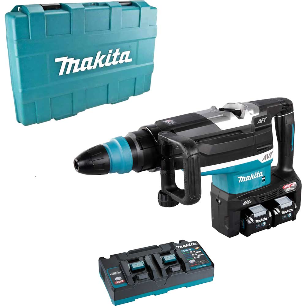 Makita HR006G Twin 40v Max XGT Cordless Brushless Demolition Hammer ...