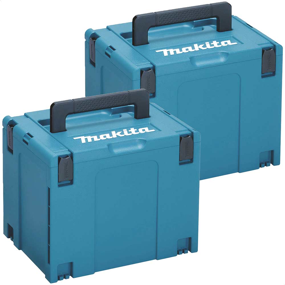 Makita 2 Piece 821552-6 MakPac Connector Stackable Power Tool Case Set ...