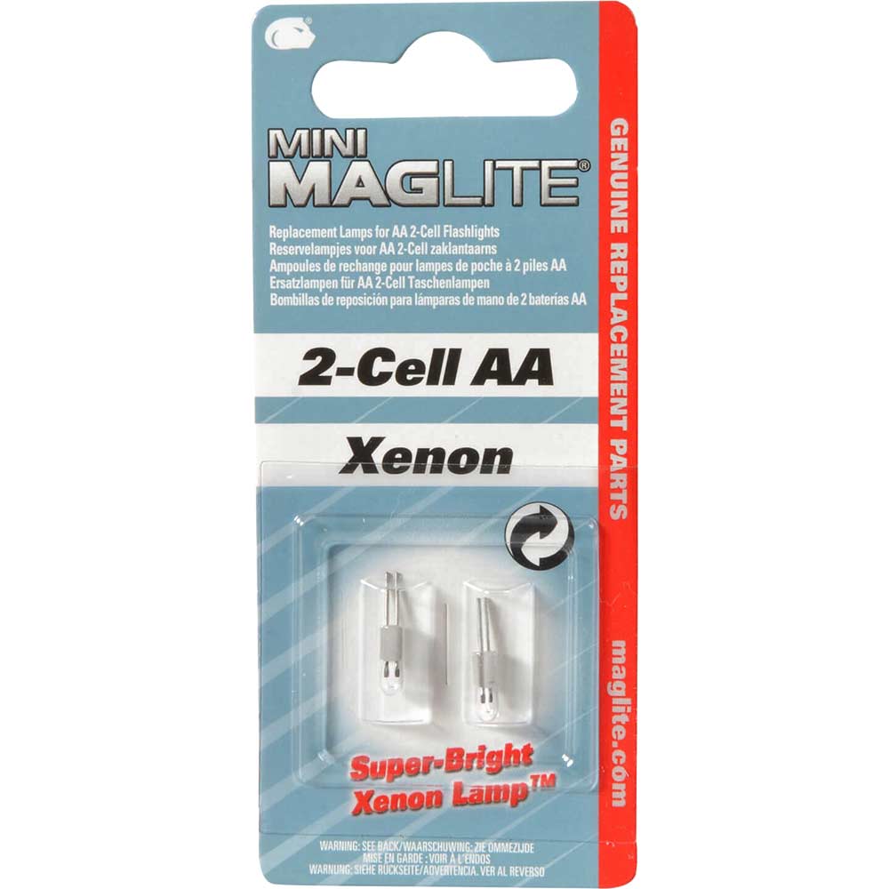 Maglite Replacement Mini Mag Xenon Torch Bulb Set | Torch Bulbs