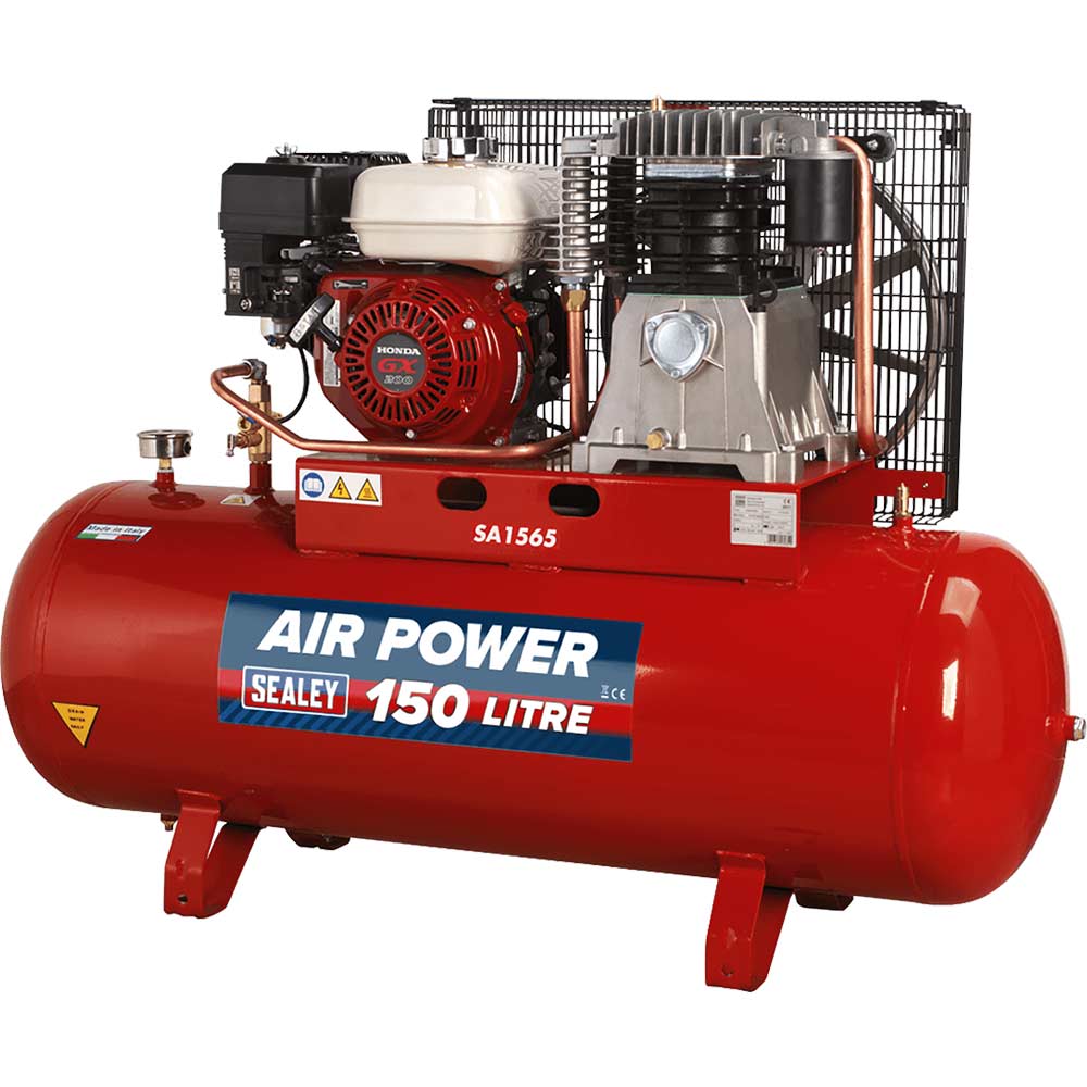 Sealey SA1565 Petrol Air Compressor 150 Litre | Air Compressors