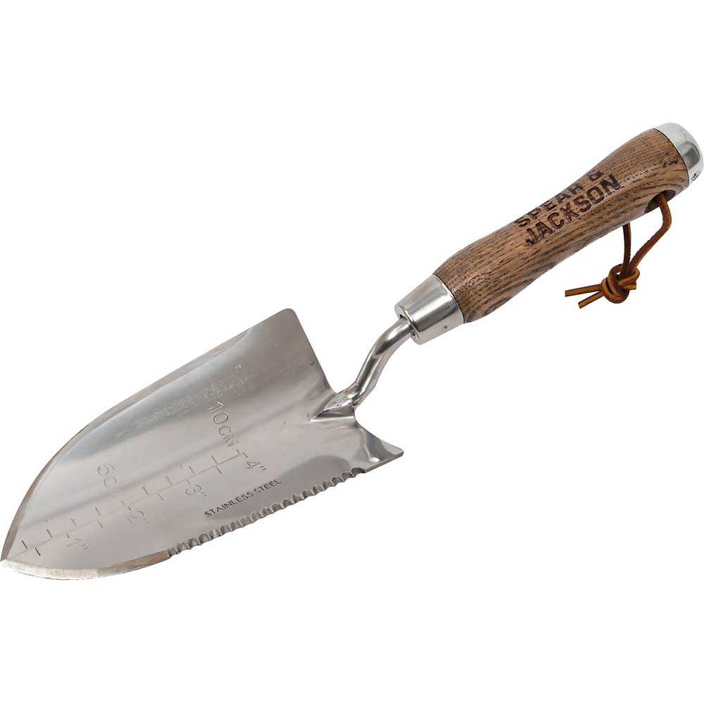 Serrated edge trowel store