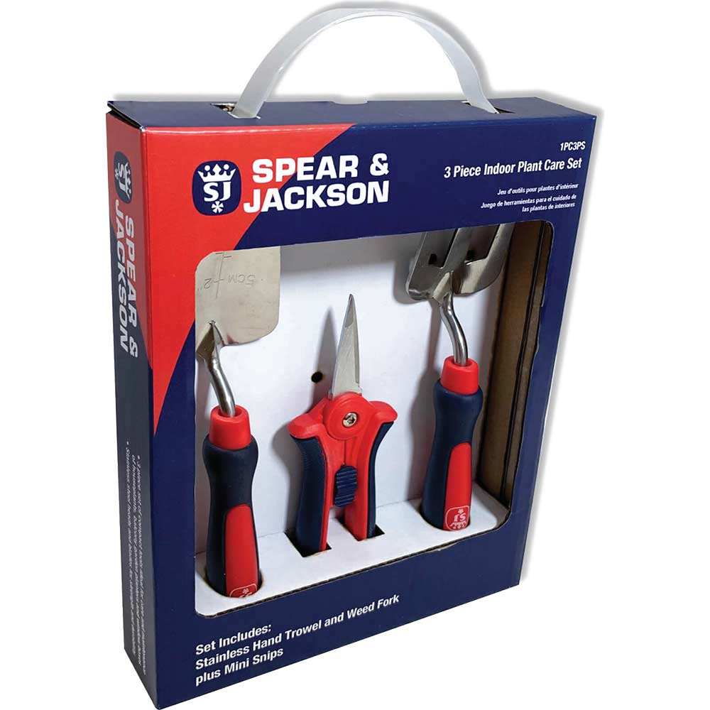 Spear and Jackson 3 Piece Indoor Plant Care Tool Set | Garden Tool Kits