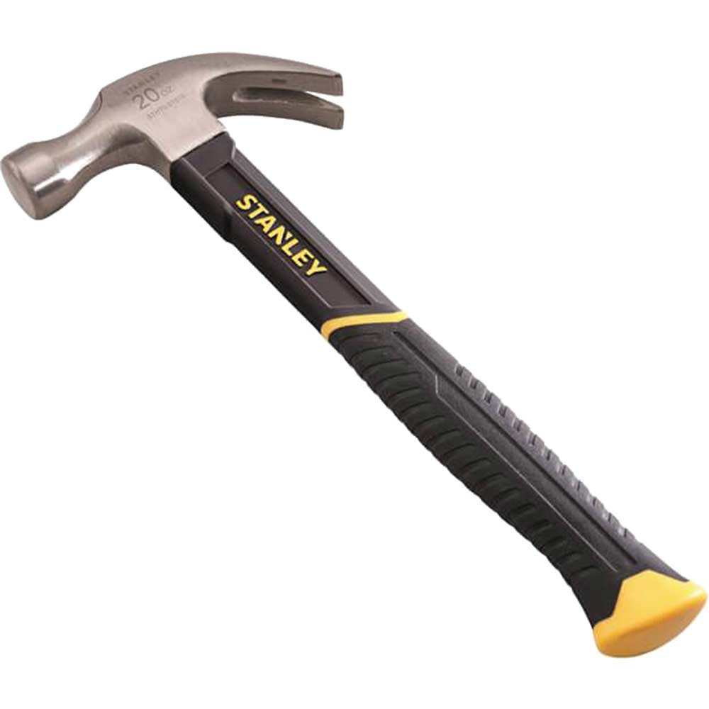 Stanley Fibreglass Shaft Curved Claw Hammer | Claw Hammers Stanley Fibreglass Shaft Curved Claw Hammer | Claw Hammers