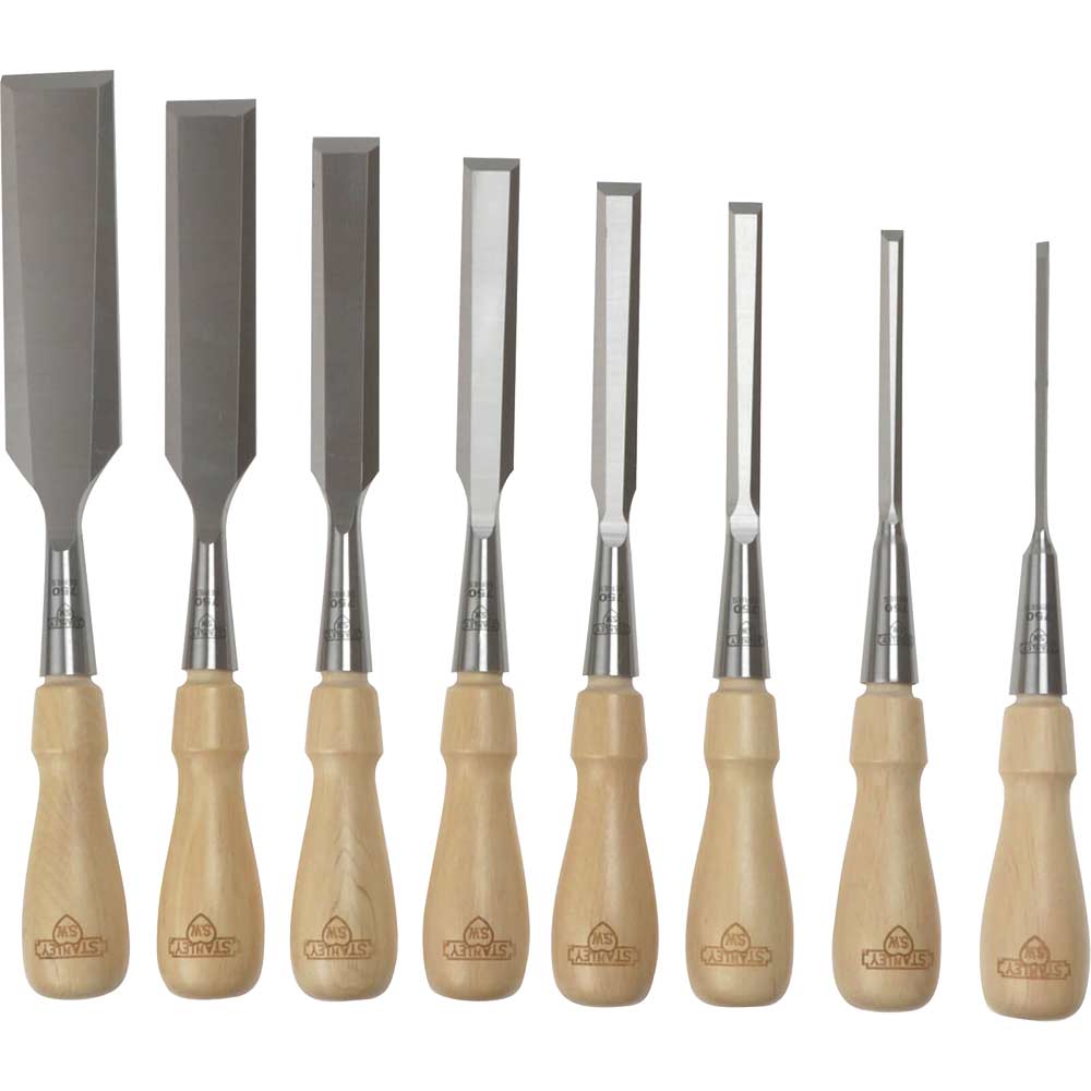 Stanley 8 Piece Sweetheart Socket Chisel Set Chisel Sets