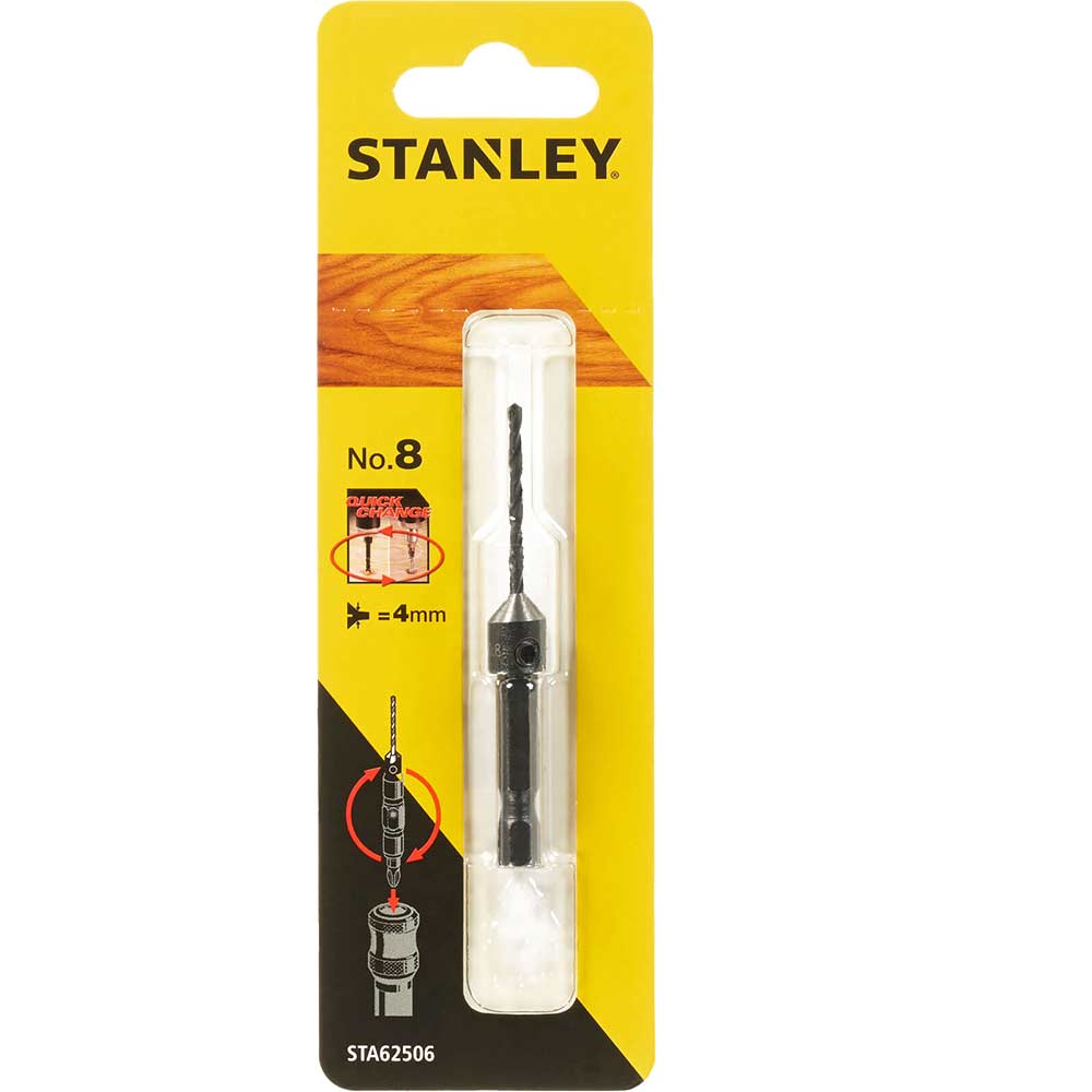 Stanley Quick Change Pilot Drill Bit and Countersink | Countersinks