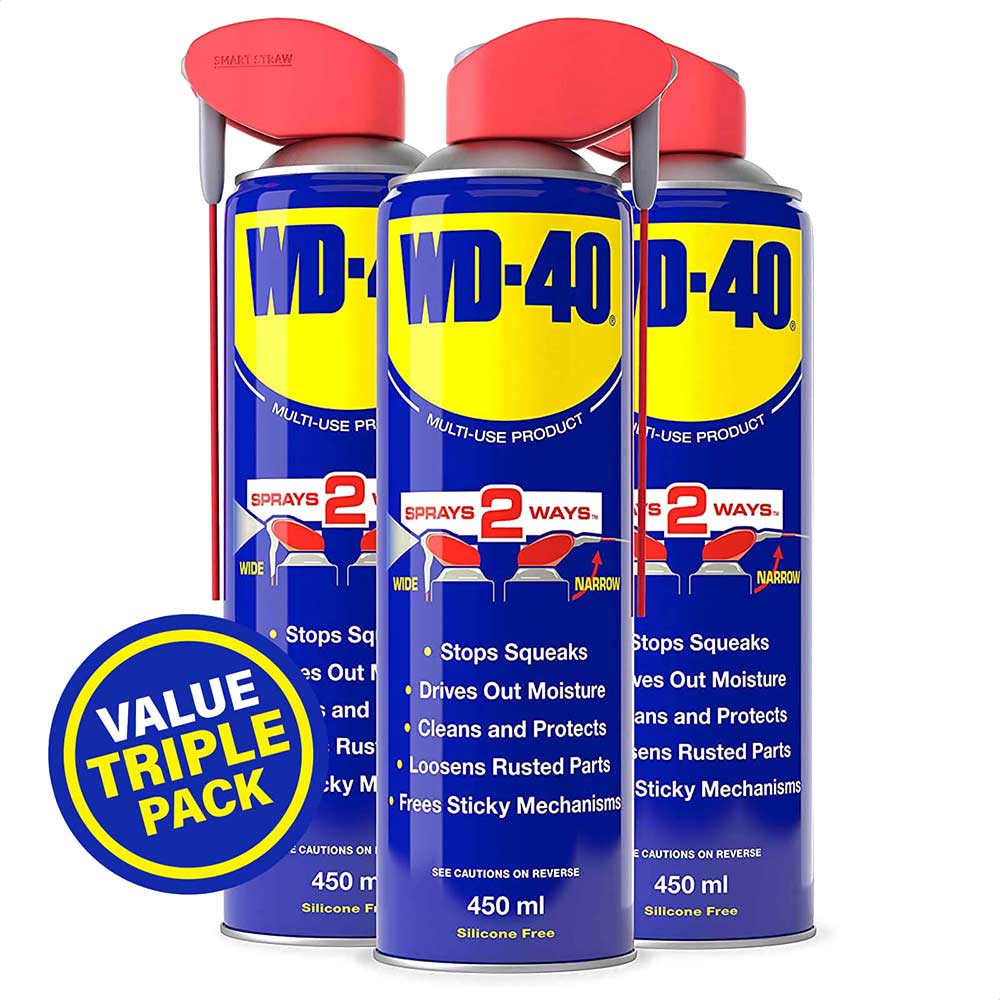 WD40 Multi Purpose Smart Straw Aerosol Triple Pack | Lubricants & Sprays