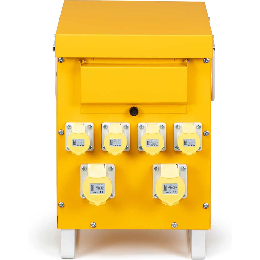Defender Portable Building Site Transformer 240v to 110v 10Kva | Site ...