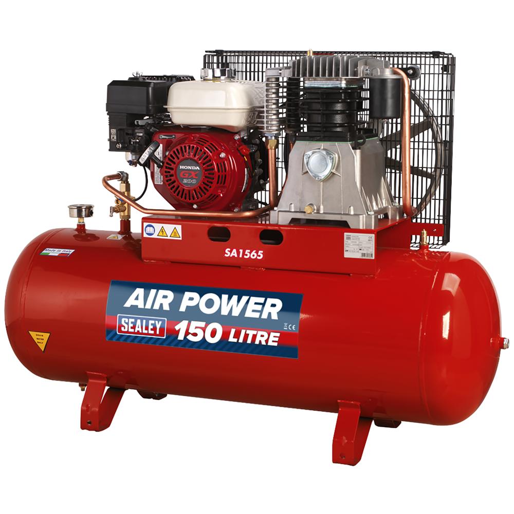 Sealey SA1565 Petrol Air Compressor 150 Litre | Air Compressors